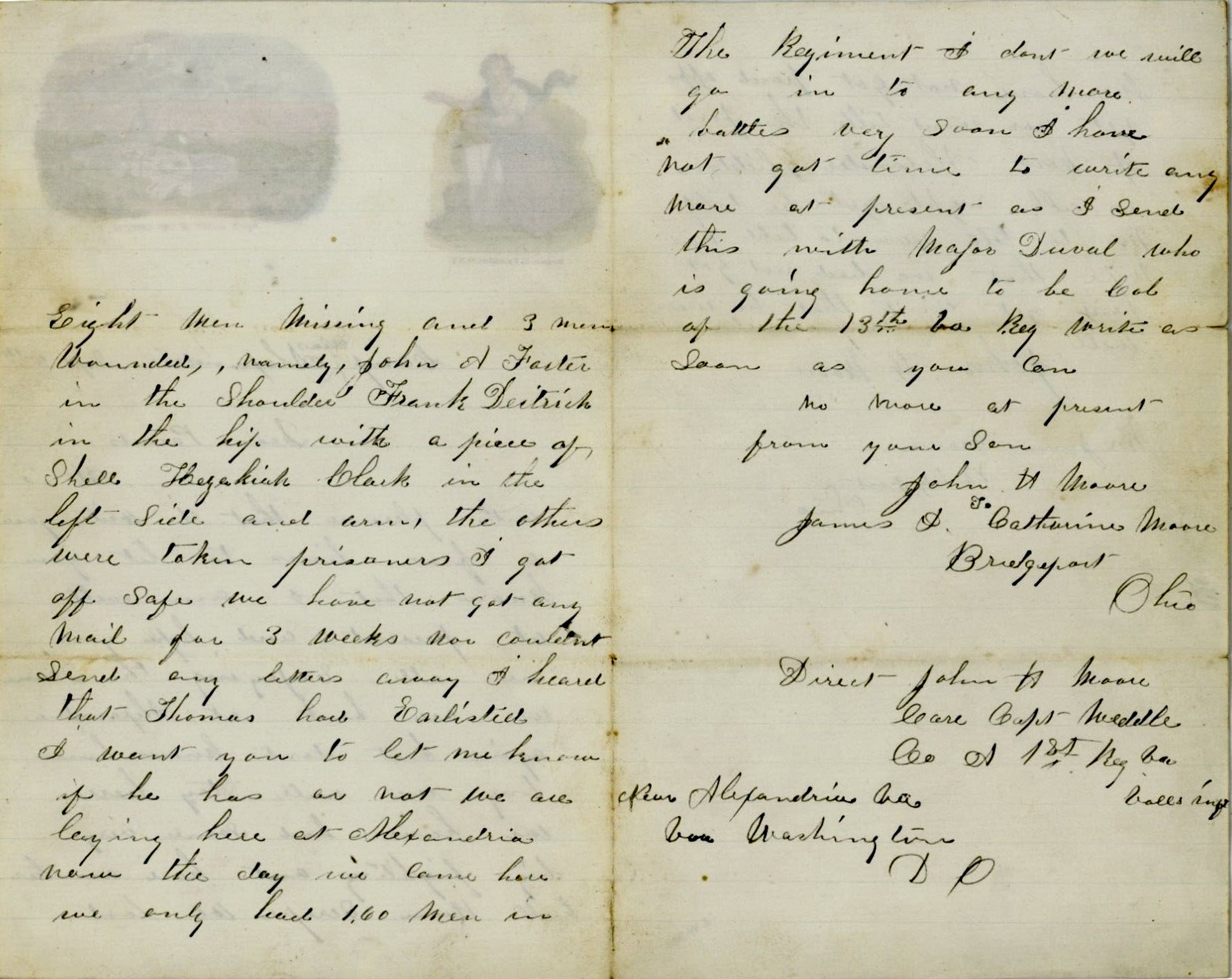 1862: John H. Moore to James M. Moore | Spared & Shared 23
