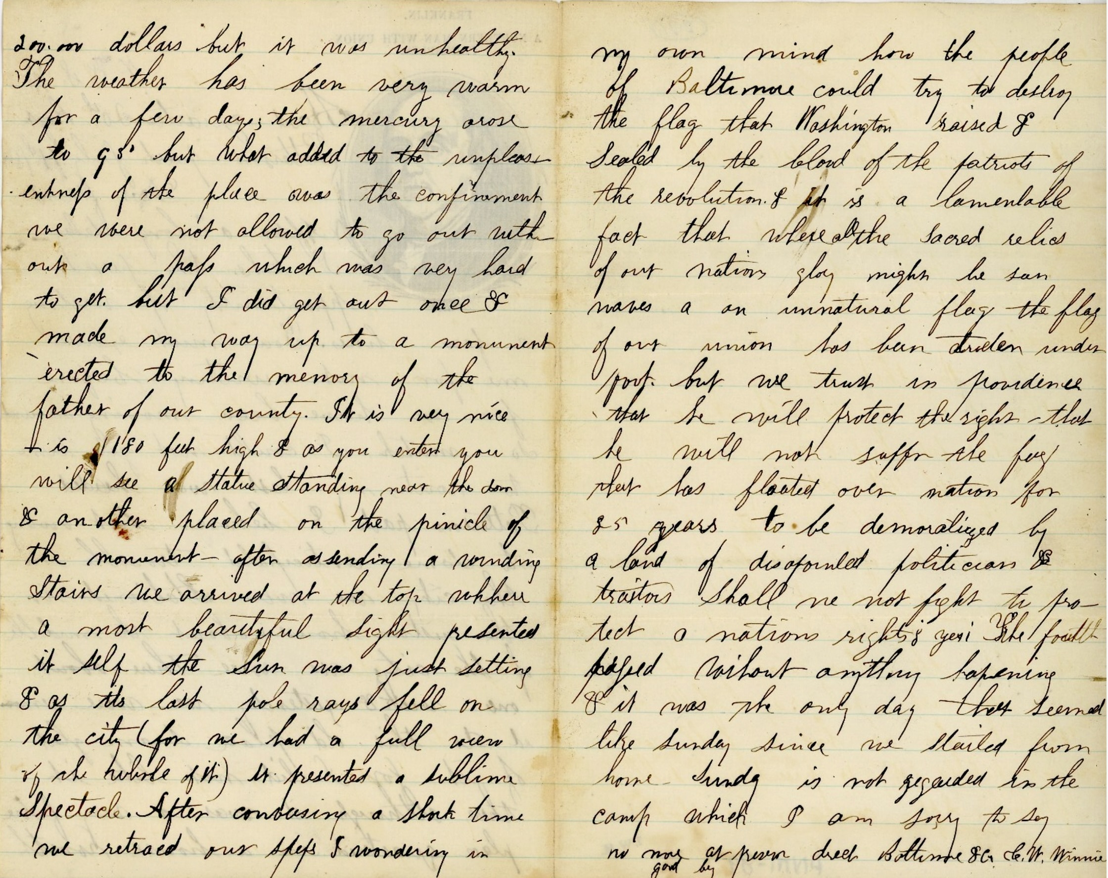 1861: Christian Willard Winnie to a dear Friend | Spared & Shared 23