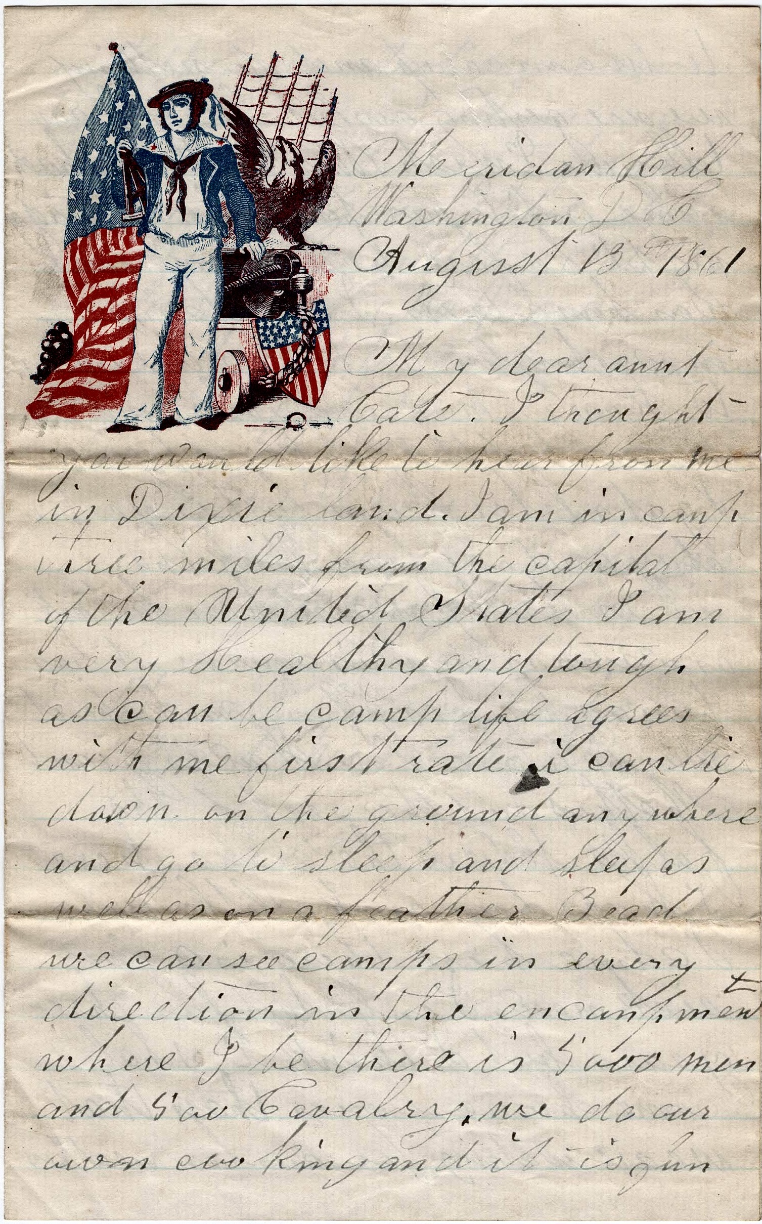 1861: Warren D. Thomson to Cate Douglass | Spared & Shared 23