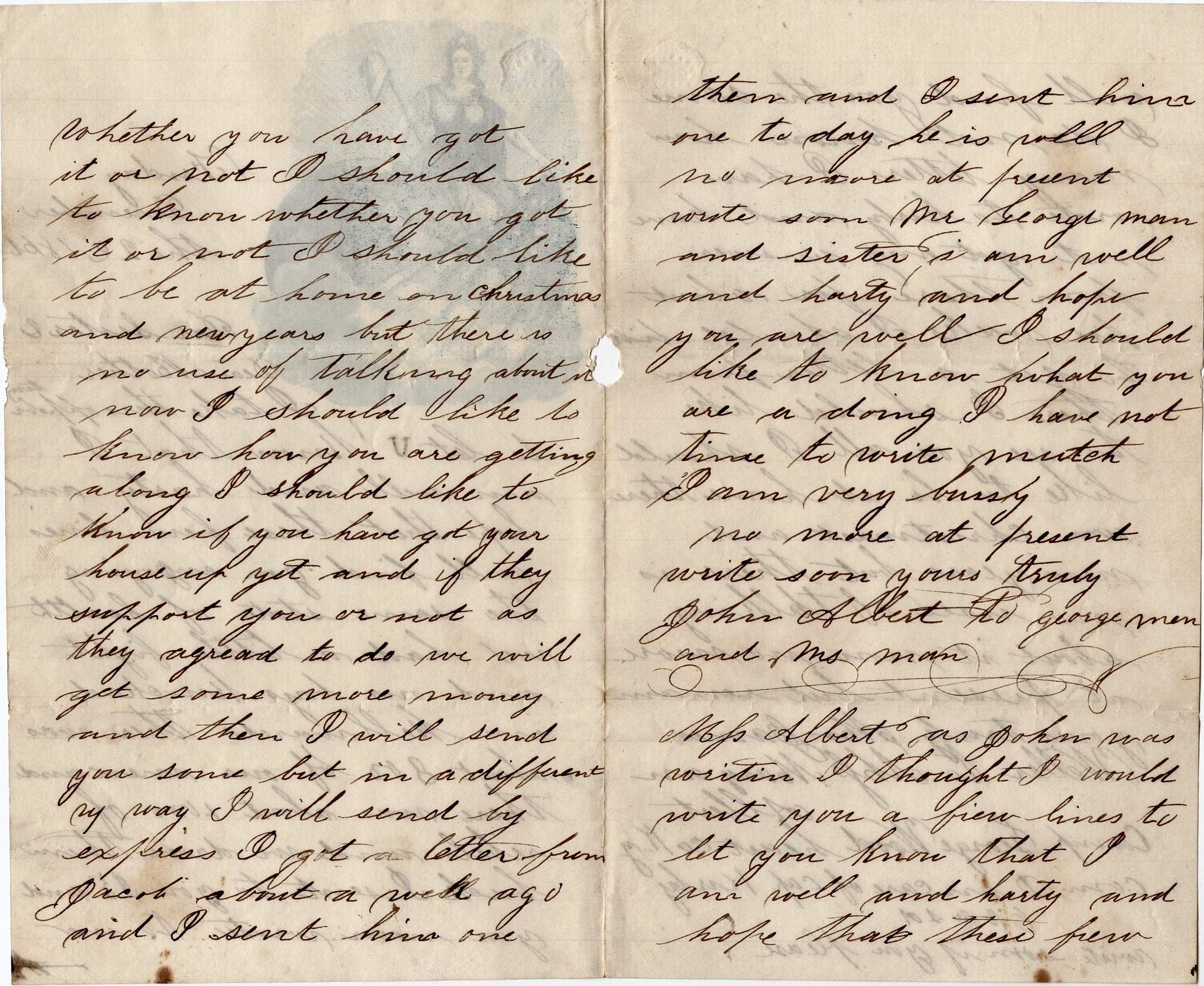 1861: James Weller and John S. Albert to Mary and Albert Kirby | Spared ...