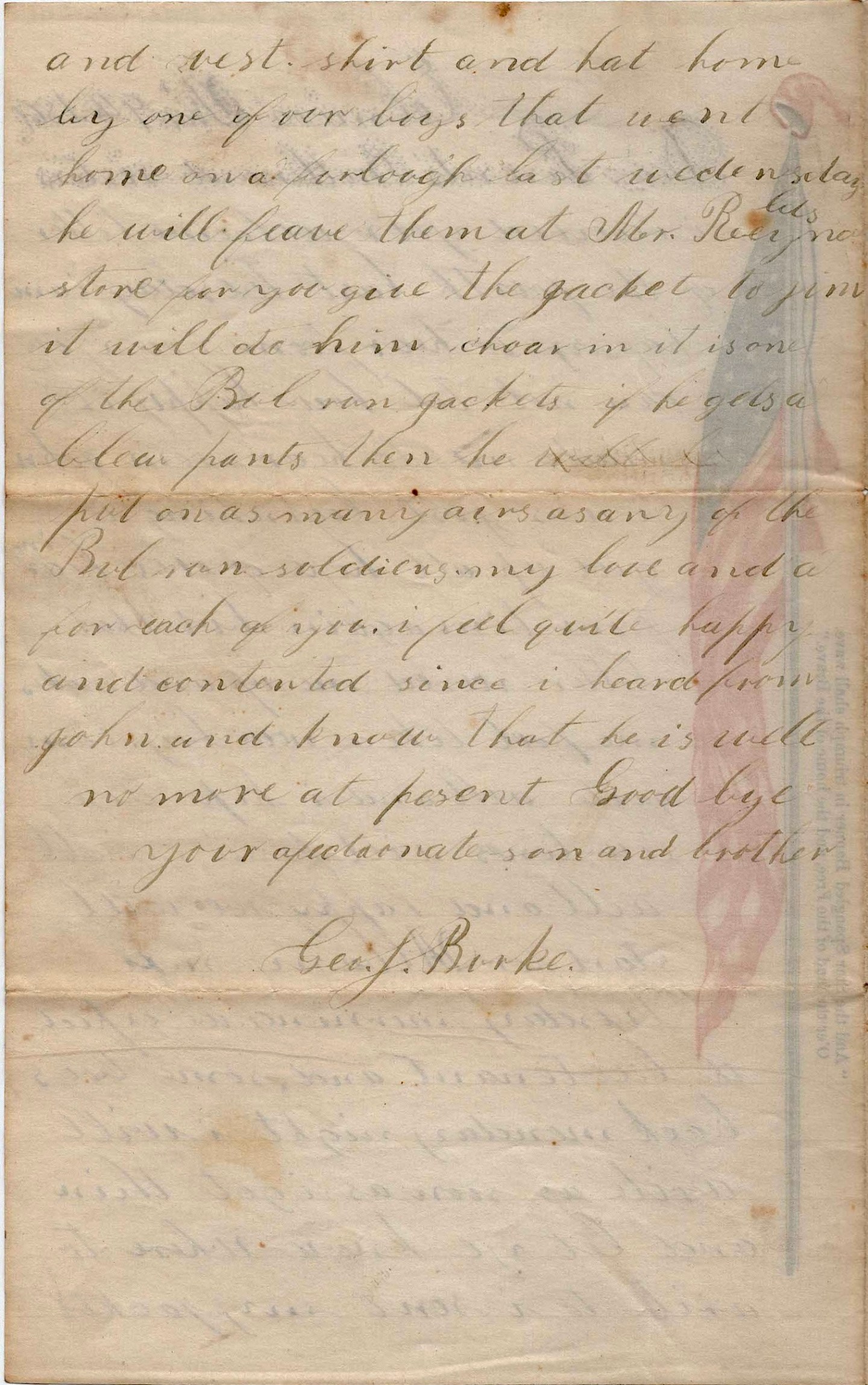 1862-65: George S. Burke to his Family | Spared & Shared 23