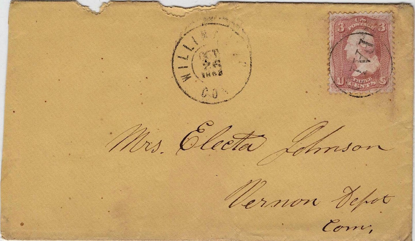 1863-64: Don Fernando Johnson to Electa (Noble) Johnson | Spared ...